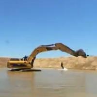 Track Hoe Wakeboarding - Big Geek Daddy