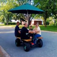 Motorized Picnic Table - Big Geek Daddy
