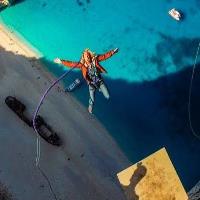 Insane Rope Swing In Greece - Big Geek Daddy