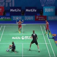 Amazing Badminton Rally - Big Geek Daddy